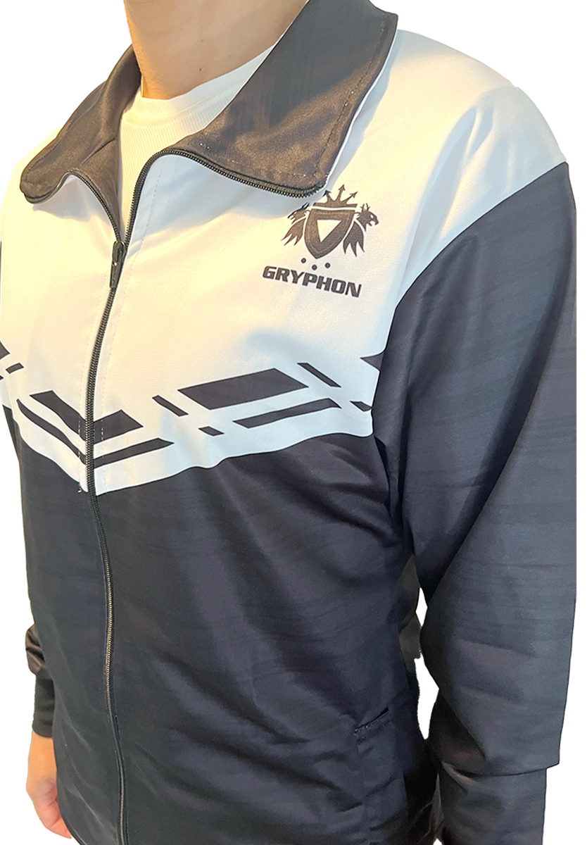 GRYPHON Trainer Mns Track Top B/W 2023 – Kimsports